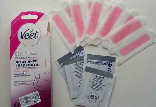 Восковые полоски Veet