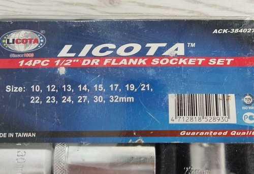 Licota ACK-384027 Набор головок удл.1/2" 10-32мм