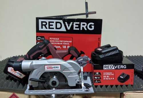 Дискова пила redverg RD-CS18V 4A