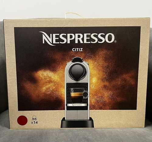 Кофемашина Nespresso Citiz Cherry Red