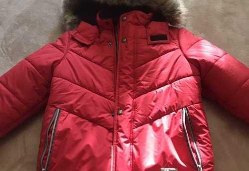 Зимняя куртка для мальчика 122 см
