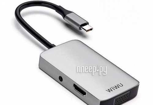 Хаб USB Wiwu Alpha 513HVP Type-C - USB 3.0 / H