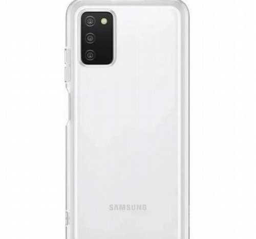 Чехол (клип-кейс) Samsung для Samsung Galaxy A03s Soft Clear Cover прозрачный (EF-QA037ttegru)