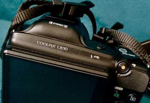 Компактный фотоаппарат canon coolpix l830