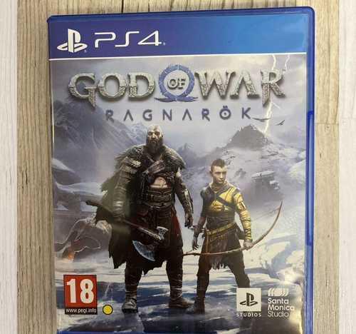 God of war ragnarok ps4 диск