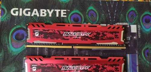 Оперативная память ddr4 2х8gb 3200 Balistrix Sport