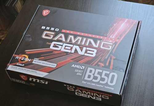 Новая материнская плата MSI B550 gaming GEN3