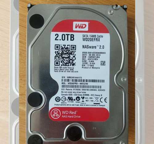 Western digital 2tb RED HDD Жесткий диск