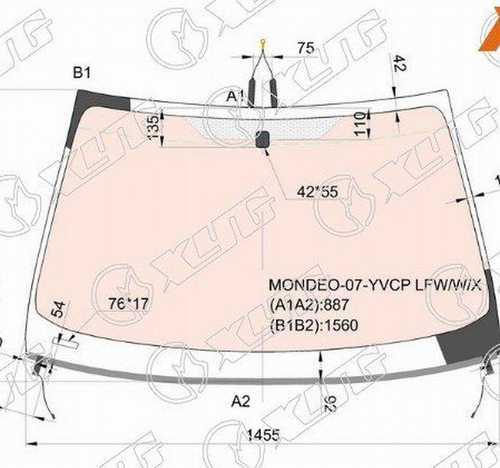 Стекло лобовое ford mondeo