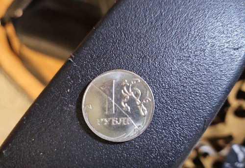 Монета 1 рубль 2019год ммд Брак раскол штемпеля