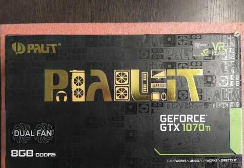 Palit GTX 1070 Ti dual 8Gb с гарантией