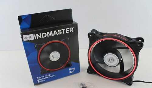 Вентилятор WindMaster Ring Red (120mm, 3pin/Molex)