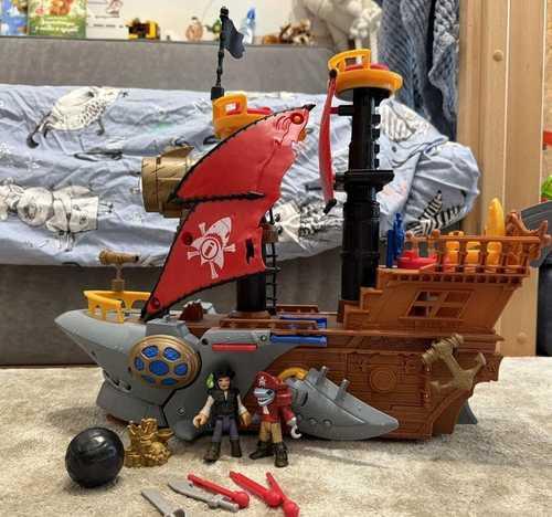 Пиратский корабль imaginext