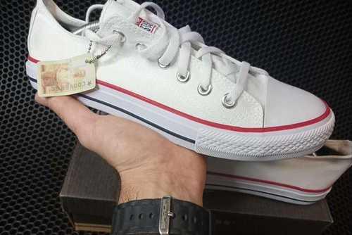 Кеды белые кроссовки Converse Р 3445