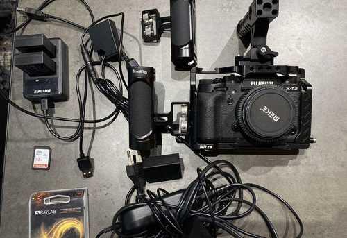 Фотоаппарат fujifilm x-t2 жирный комплект