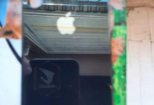 Задняя крышка iPhone 10 темно синего цвета
