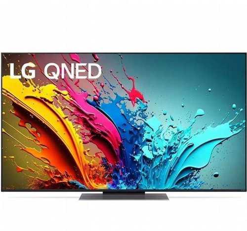 Телевизор LED LG 55" 55qned86T6A.arug 4K Ultra HD, 120Hz, SMART TV чер.титан