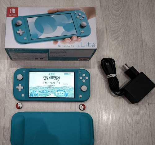 Nintendo switch lite прошитая чип 160gb