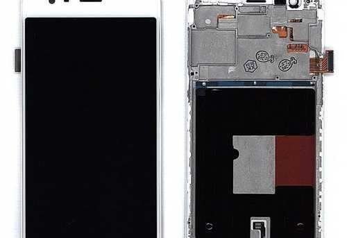 Дисплей для OnePlus 3T (TFT) белый с рамкой