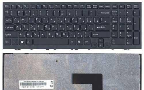 Клавиатура для ноутбука Sony Vaio VPC-EE черная, с