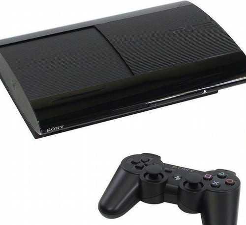 Sony PS3 super slim прошитая 320гб
