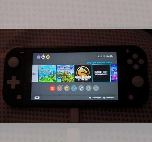 Nintendo Switch Lite с играми