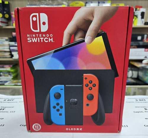 Nintendo switch oled прошитая 256гб