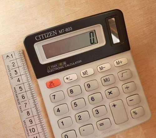 Калькулятор citizen MT-803