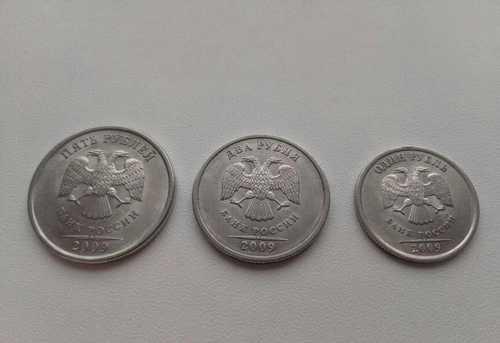 Наборы монет 2009 г.,2010 г., 2013 г., 2015 г