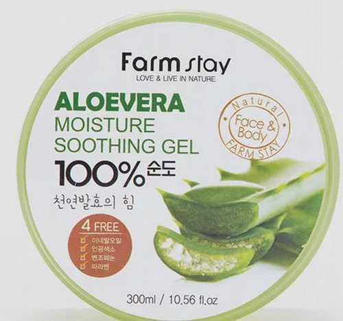 Гель FarmStay aloevera moisture soothing GEL