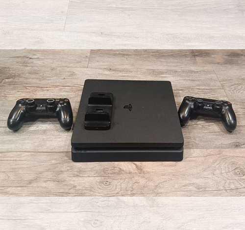 Sony playstation 4 slim 1tb 2 джойстика