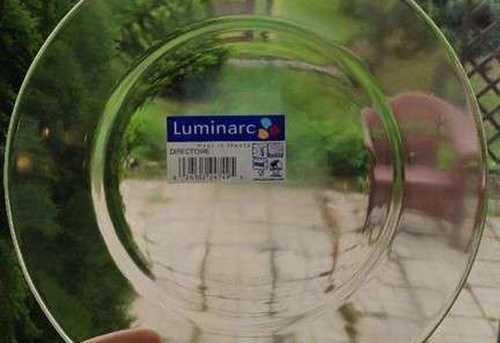 Тарелки новые Luminarc 24.5 см прозрачные