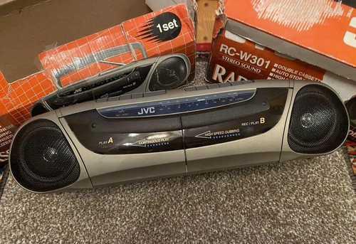 JVC RC-W301 стерео магнитофон,радио,зквалайзер