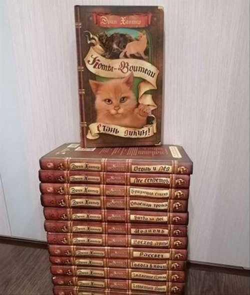 Серия книг Эрин Хантер "Коты-Воители"
