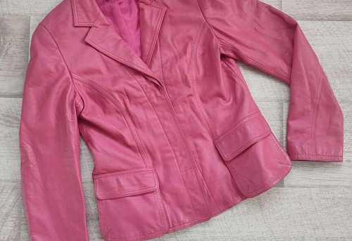 Куртка кожаная женская пиджак 42 44