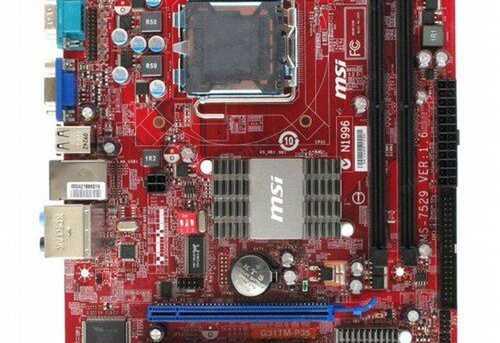 Материнская плата MSI MS-7529 G31TM-P35 LGA 775 G3