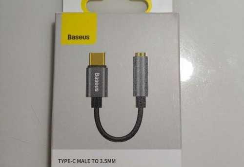 Переходник Baseus USB Type C на 3,5 мм (aux)