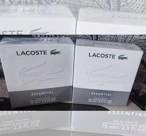 Lacoste essential туалетная вода 75 мл