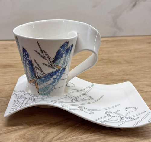 Villeroy boch кружка new wave butterfly