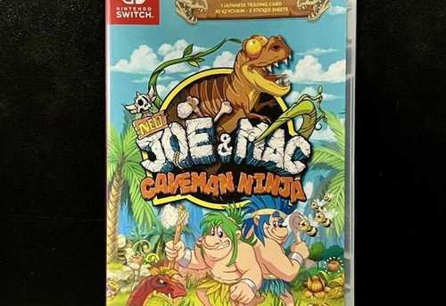 New Joe & Mac Caveman Ninja T-Rex Edition Switch
