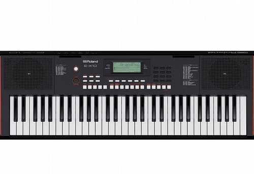 Roland E-X10 синтезатор с автоаккомпанементом, 61