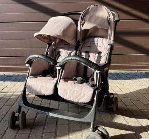 Коляска для двойни peg perego