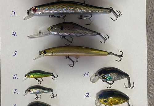 Японские воблеры ZipBaits Orbit, Khamsin, Rigge