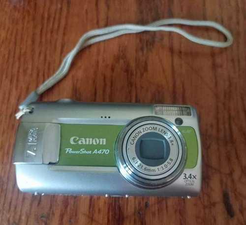 Фотоаппарат canon powershot a470