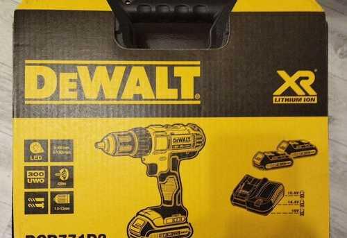 Дрель шуруповерт Dewalt DCD 771 D2