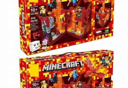 Конструктор 680 Minecraft 856 деталь Красный Драко