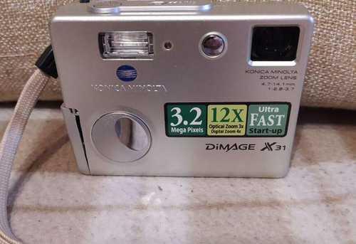 Цифровой фотоаппарат konica minolta damage x31