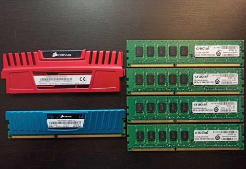 Оперативная память DDR3, плашки 4 и 8 Gb, радиатор
