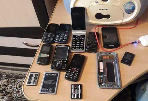 Телефоны мобильные бу на запчасти продам