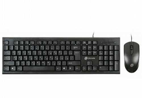 Клавиатура + мышь Оклик 640M, черный